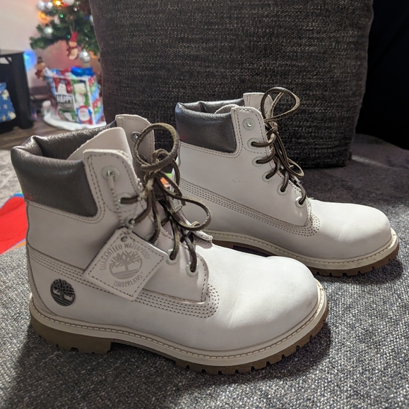 Timberland | Shoes | Timberland Genuine Leather Boots Size 65 Light ...